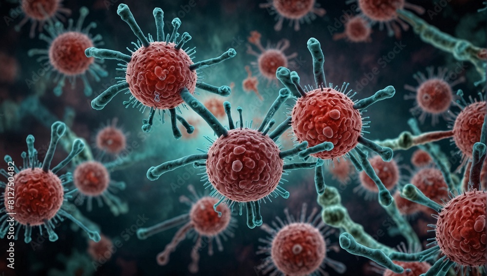 Bacteria outbreak and bacterial infection as a microscopic background ...