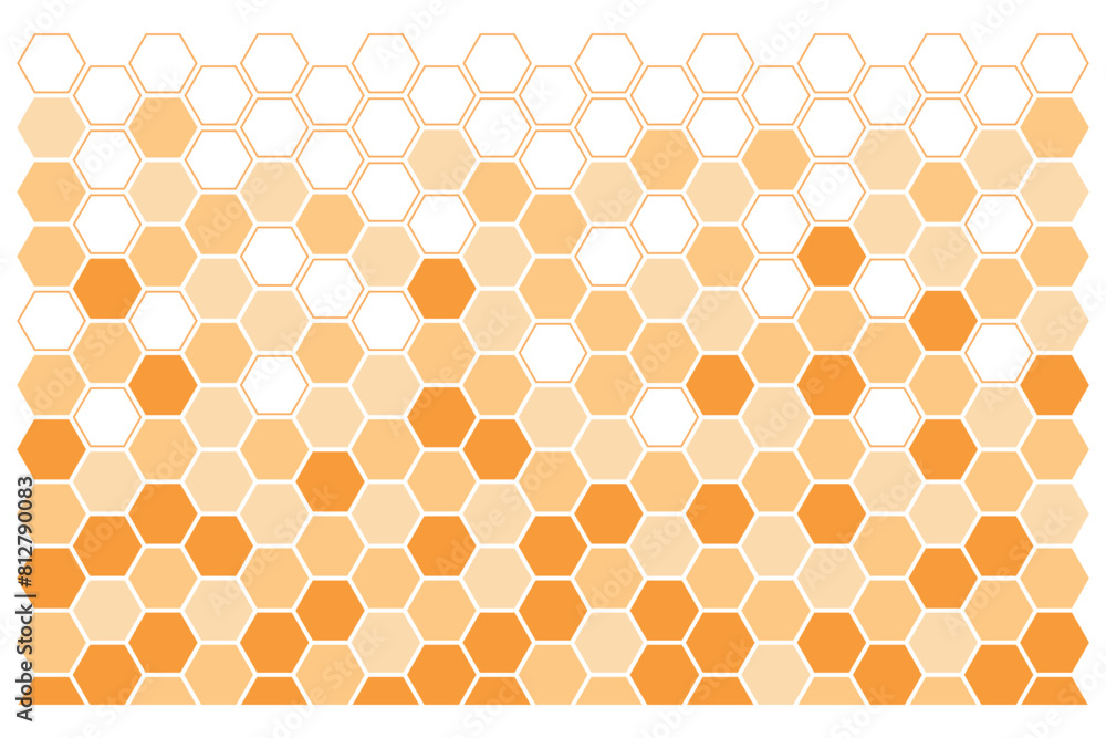 Honeycomb abstract artwork, beehive pattern for decoration, hive symbol ...