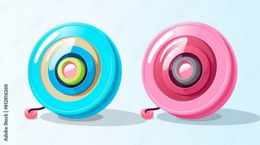 Yoyo toy cartoon vector icon illustration education object icon concept ...