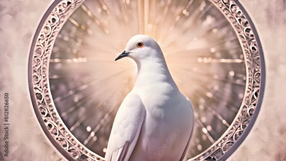 Holy Spirit Symbols in Watercolor. A Visual Exploration Stock Video ...