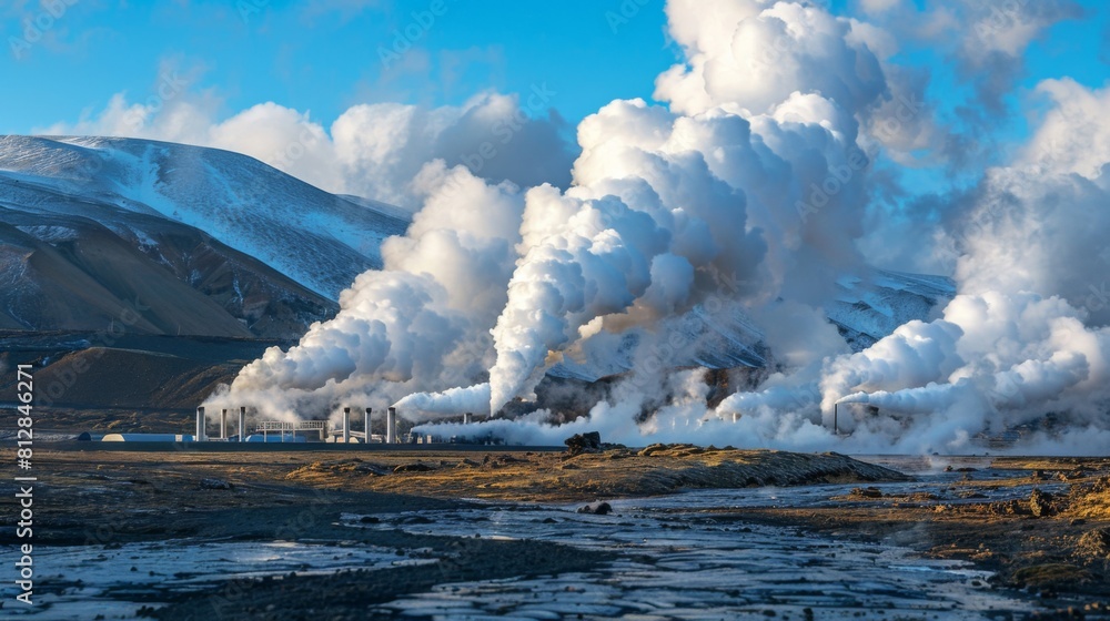 Geothermal Glow: Venture into the depths of the Earth to capture the ...