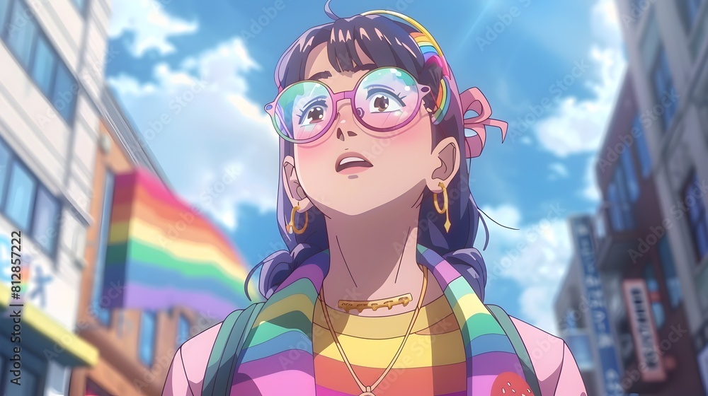 Anime of LGBTQ Identity and Pride through Vibrant Character Designs and ...