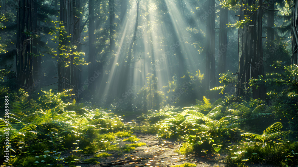 Vibrant Wildlife Flourishing in Pristine Old Growth Habitat Capturing ...