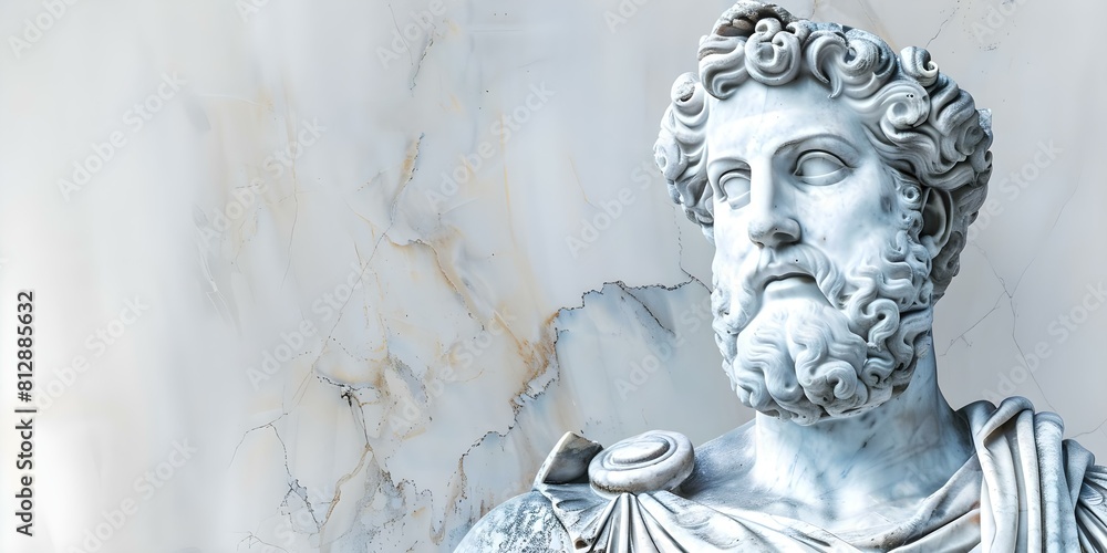 The Marble Statue of Zeus, King of the Gods in Greek Mythology, Also ...