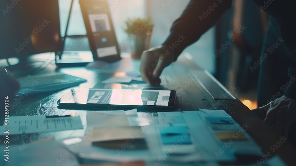 Brainstorm mobile app interface layout design ideas on graphic designer ...