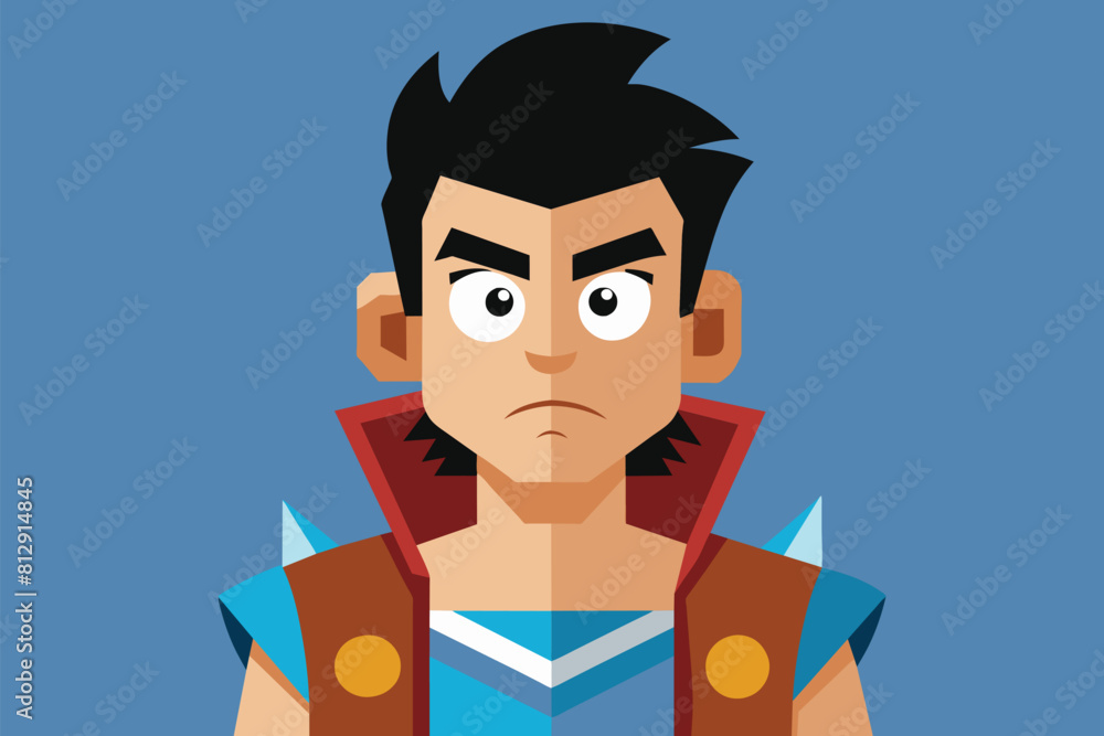 Cartoon illustration of a man dressed in a costume, Consent ...