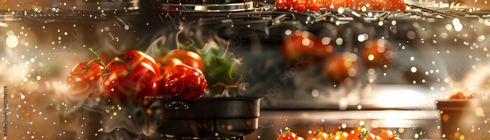 Capture culinary chaos from unexpected camera angles in a dystopian ...