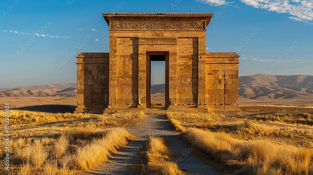 The Tomb of Cyrus in Pasargadae Iran the burial place of Cyrus the ...