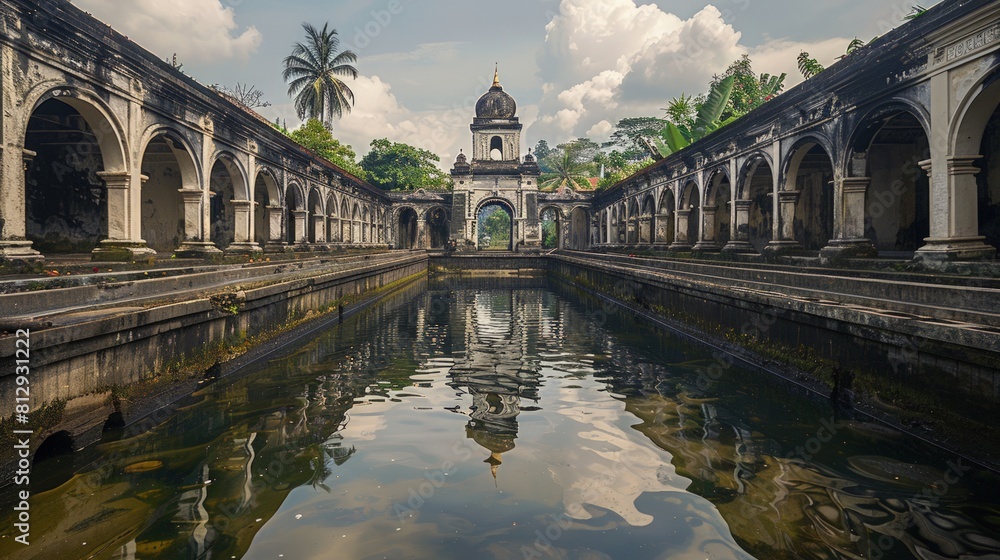 The Taman Sari Water Castle in Yogyakarta Indonesia a former royal ...