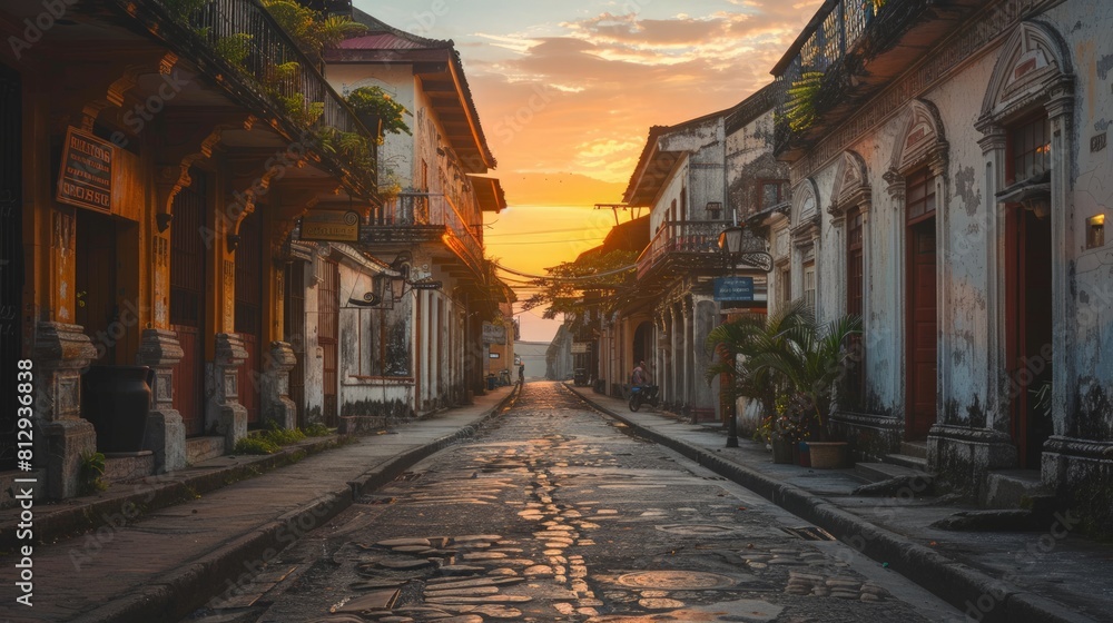 Foto de The ancient city of Vigan in the Philippines known for its ...