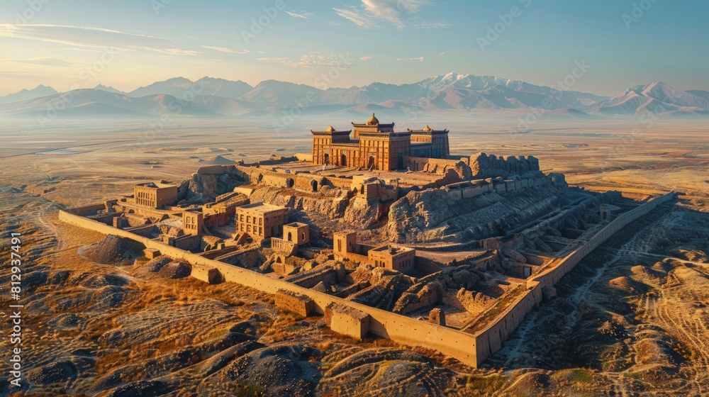 The Karakorum in Mongolia the ancient capital of the Mongol Empire ...