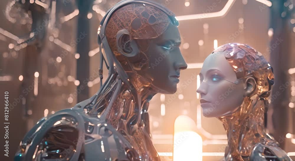 Loopable Illustrative 3D Animation of Neural Network Concept Chatbot ...