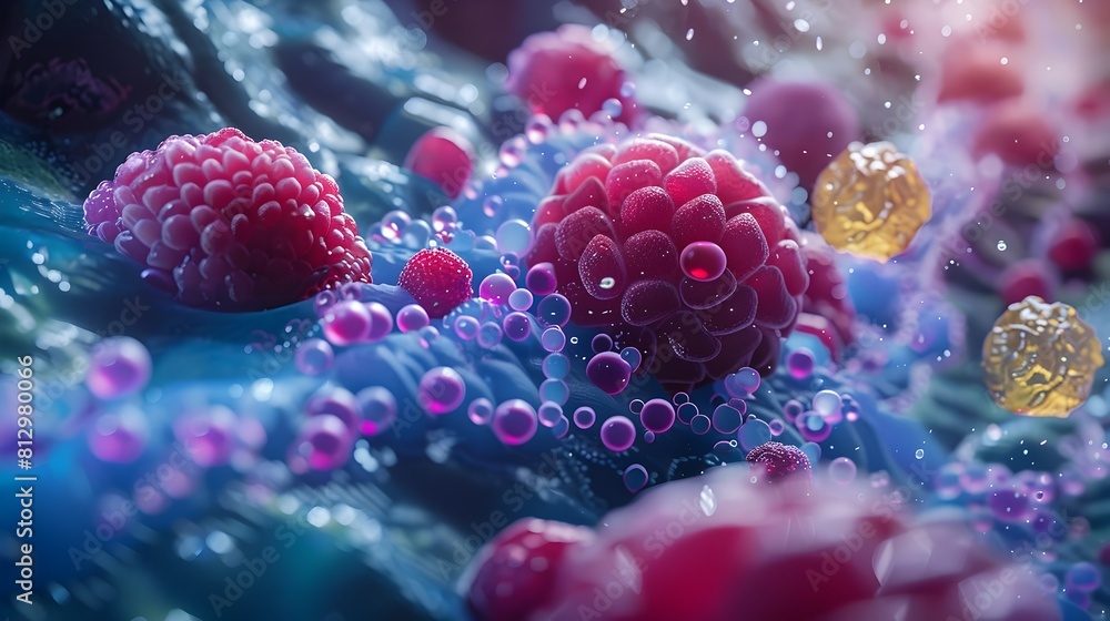 D Illustrated Infographic Explaining Insulin Resistance Syndrome and ...