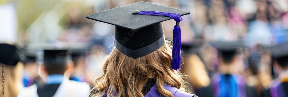 Valedictorian gives commencement speech to group of student graduates ...