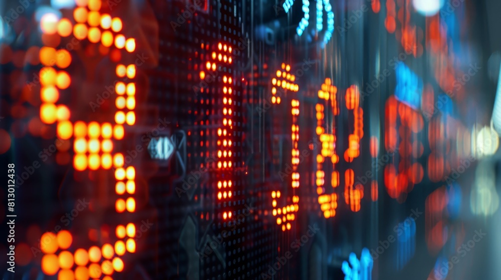7 Segment display with BCD input showing number in digital circuit ...