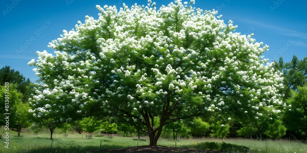 Fastgrowing deciduous black locust trees with fragrant white flowers ...