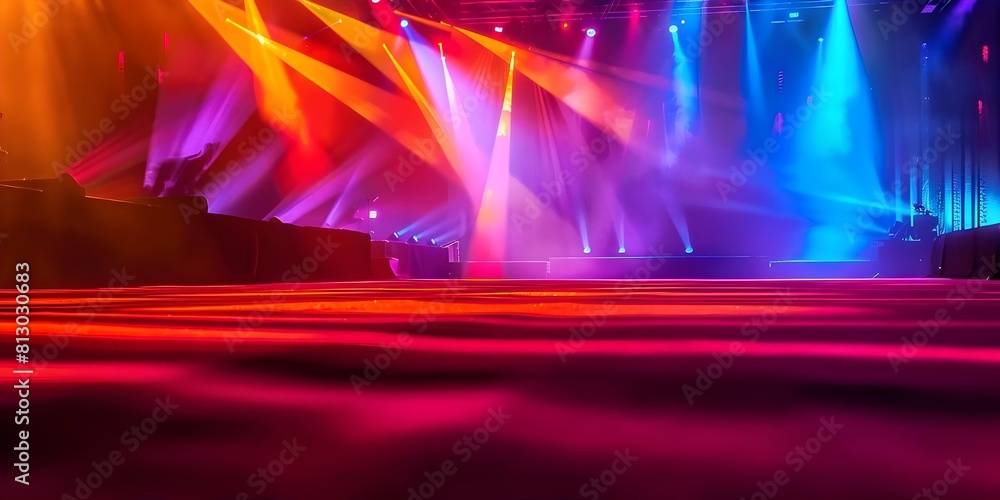 Dazzling red carpet affair under the spotlight. Concept Red Carpet ...