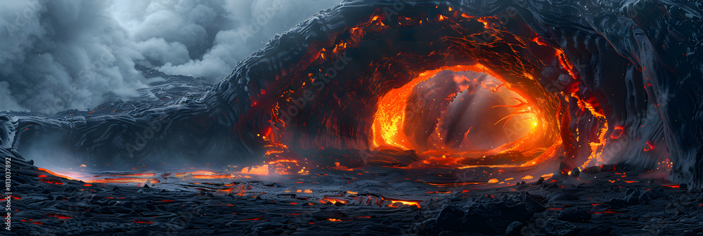 Exploring the mysterious lava tubes and caves formed by flowing lava ...