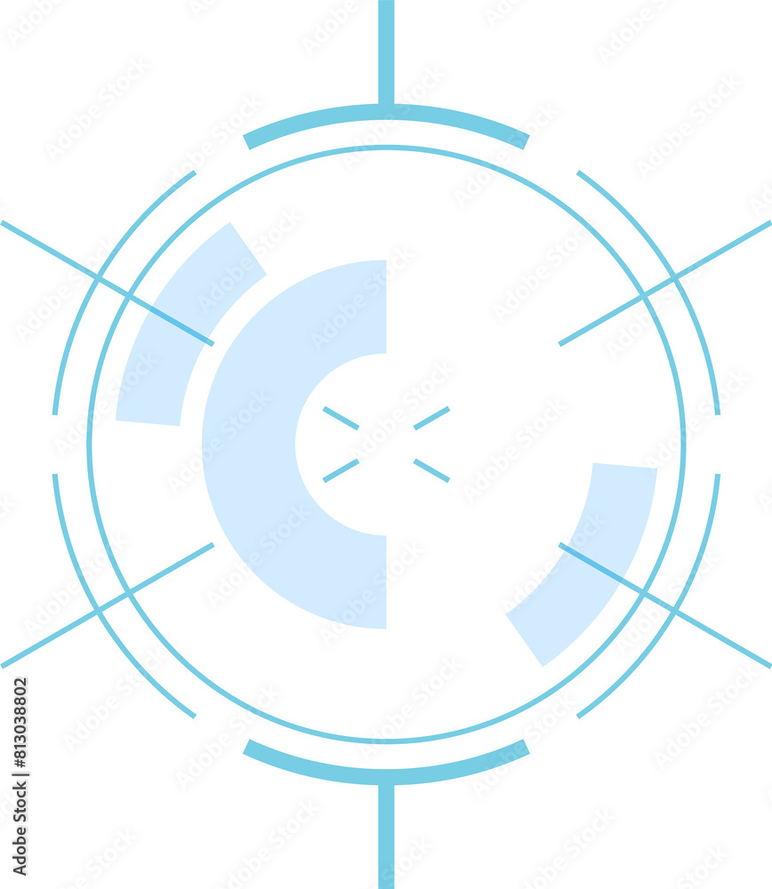 Aim pointer ui. HUD futuristic target radar frame, military weapon ... Aim pointer ui. HUD futuristic target radar frame, military weapon ...