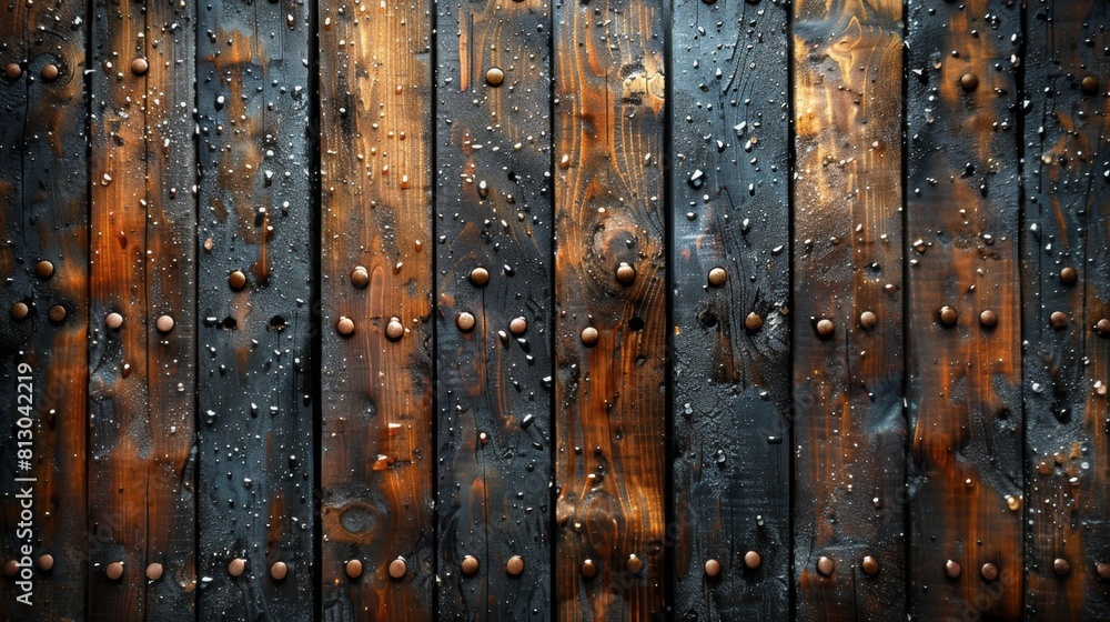 Old brown rustic dark grunge wood wall or floor or table texture ...