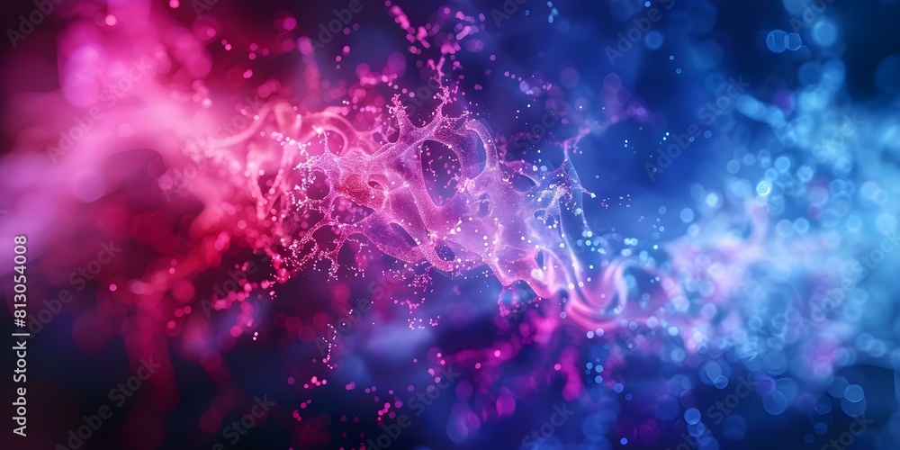 An animated depiction of joint inflammation in the human body. Concept ...