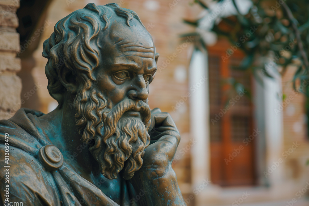 Antique Greek, Socrates,the greatest ancient greek philosophers Thinker ...