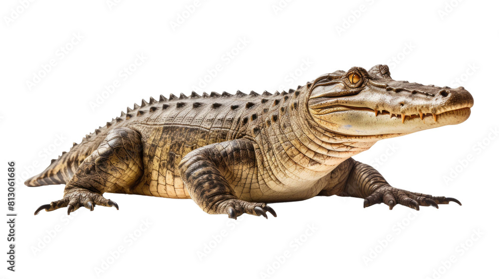 realistic image of crocodile isolated on a transparent background Stock ...