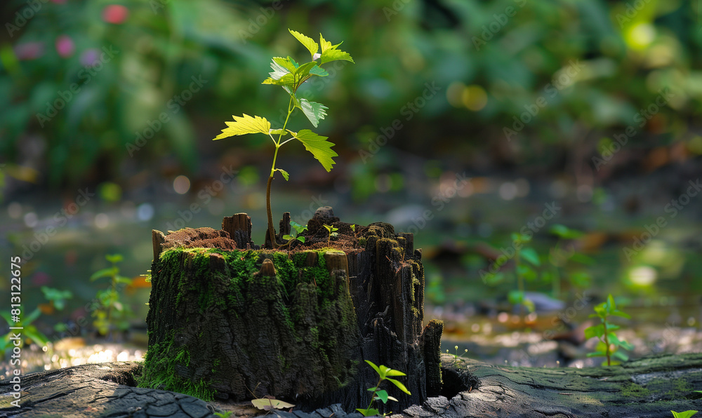 A young tree that grows straight from the trunk of an old tree is a ...