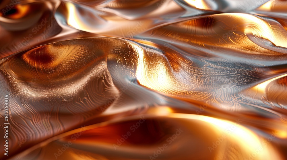Molten metal, hot liquid metal, metal texture, 3d rendering. Stock ...