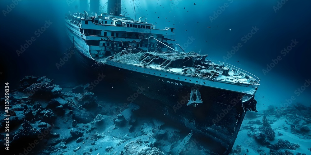 Iconic black and white images capturing the tragic sinking of RMS ...