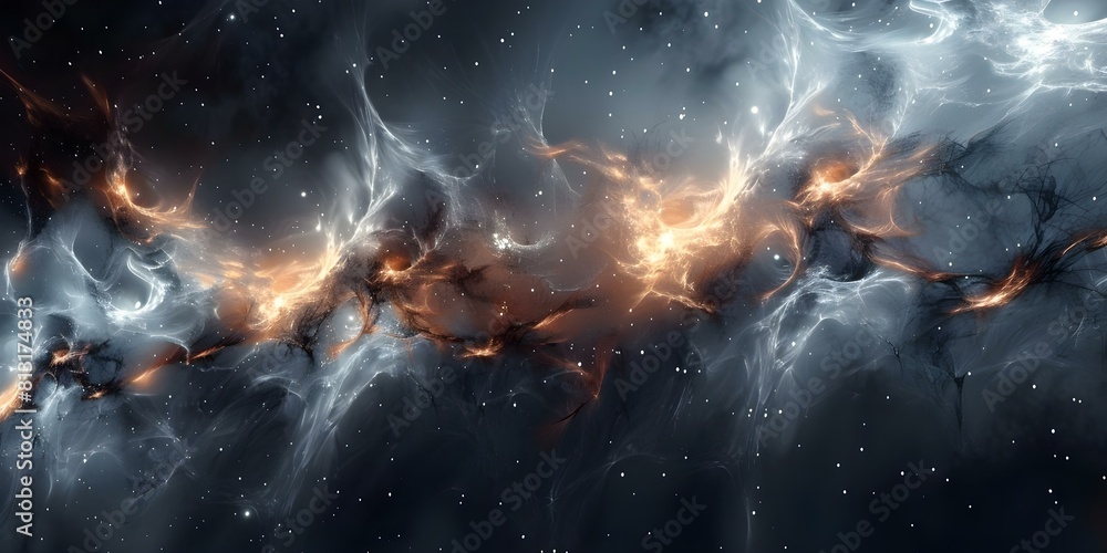 Immersive HDRI space background featuring nebula stars perfect for sci ...