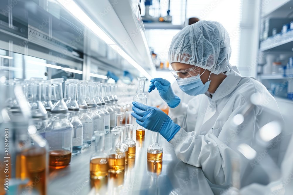 A quality control team inspecting products and processes to maintain ...