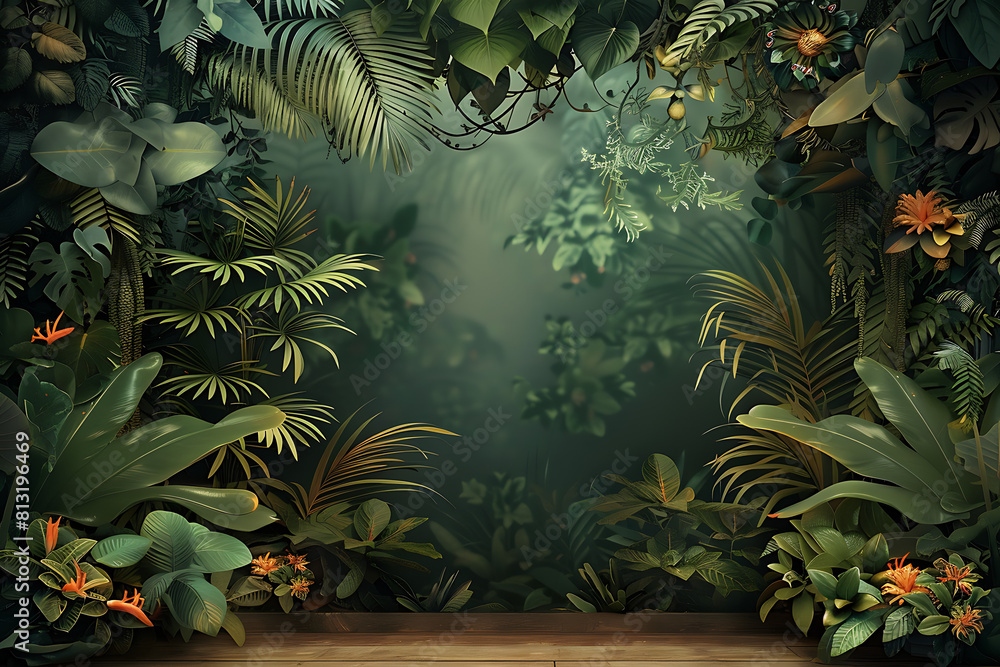 Jungle Safari and Child Photo Backdrop, Photoshop Overlay, Cake Smash ...