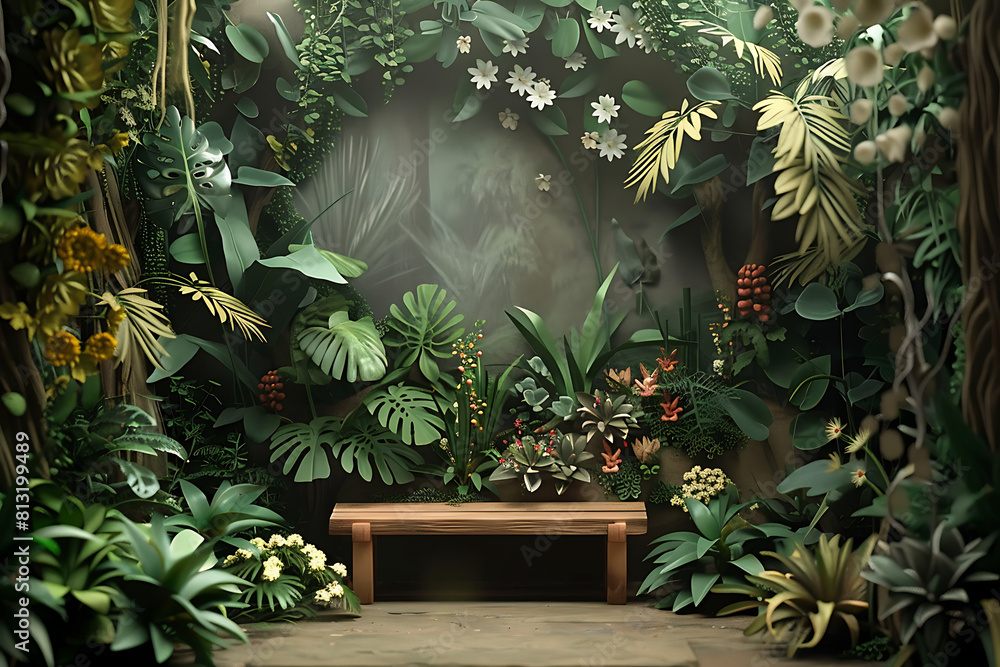 Jungle Safari and Child Photo Backdrop, Photoshop Overlay, Cake Smash ...