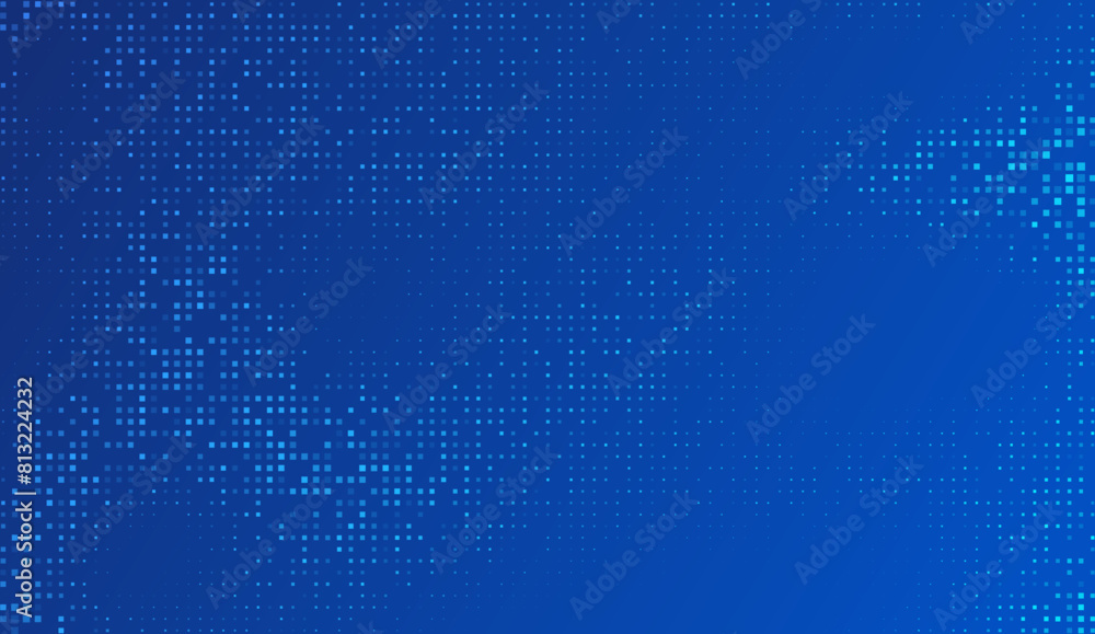 Blue tech finance background abstract pixel element network. Abstract ...