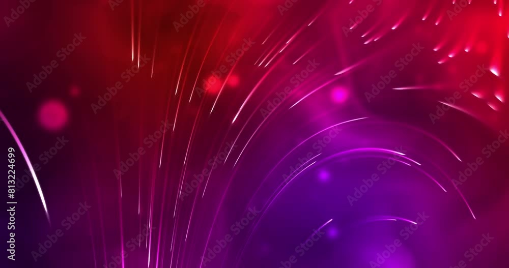 Particle lines motion background. Animation of particles and glowing ...