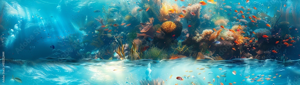 Submerge into an enigmatic world where thoughts take form as underwater ...