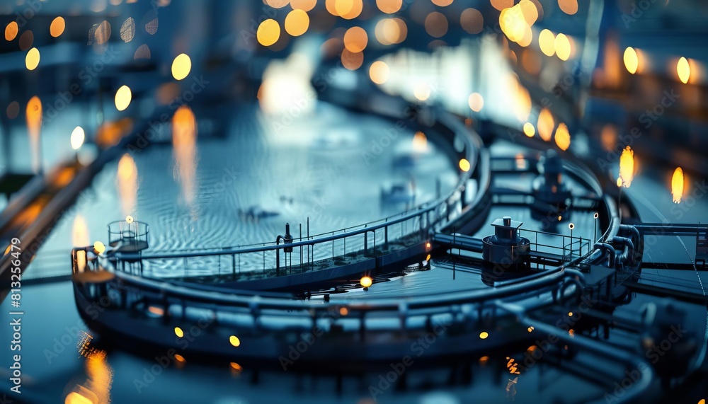 Imagine a smart city water management facility that uses sensors and AI ...