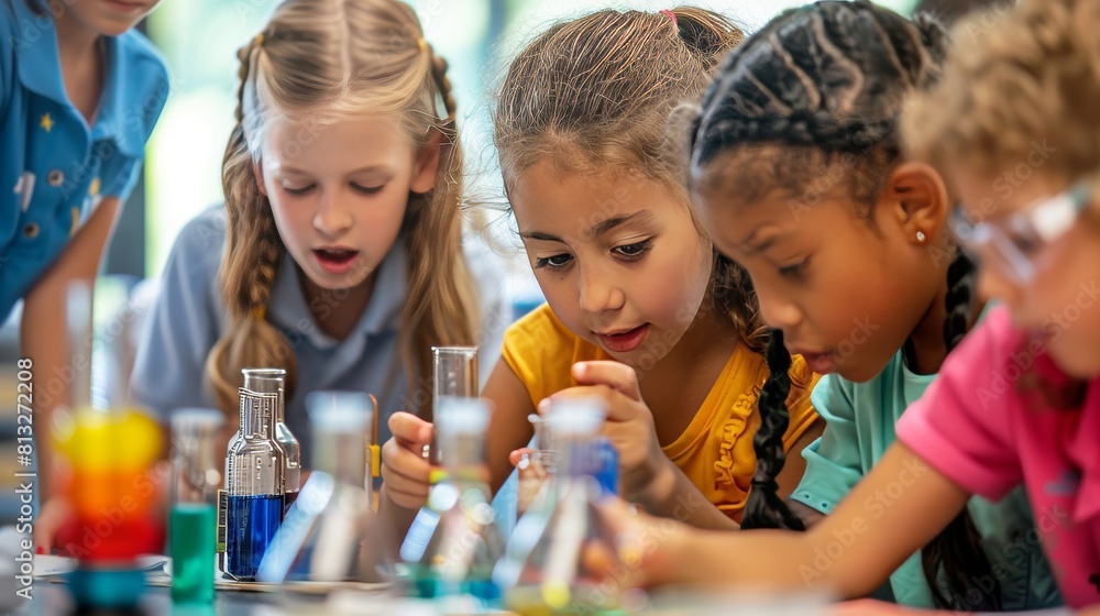 Active learning. students engaged in classroom activities and ...