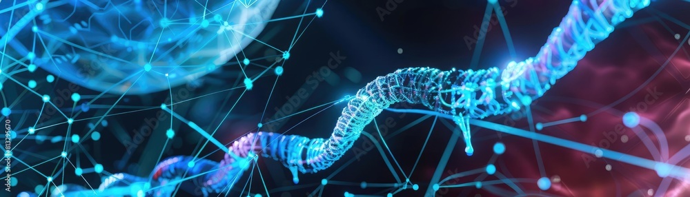 Genomic therapies front view, visualizing gene therapy treatments ...