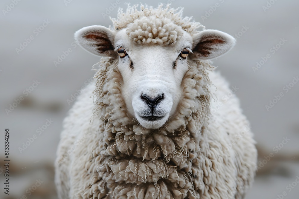 cute sheep face, looking at the camera, Eid Ul Adha Mubarak, Islam ...