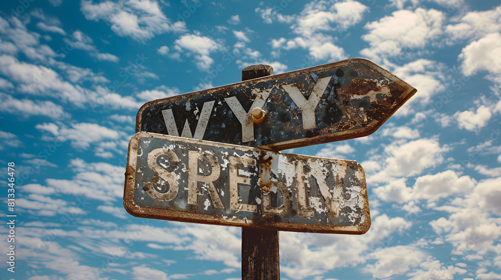 Comparison of Old vs New Way Sign, Evolution of Navigation and ...