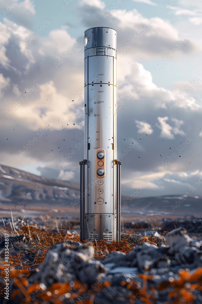 Futuristic Small-Scale Nuclear Reactor Powering Remote Off-Grid ...