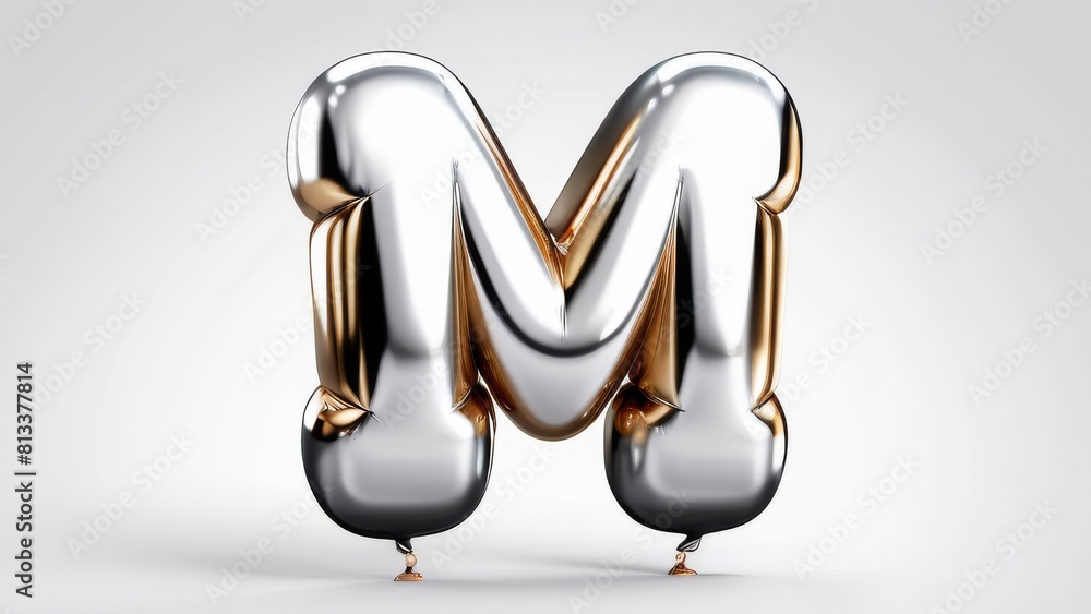 Font realistic 3d design. Complete alphabet m. single icon, Collection ...