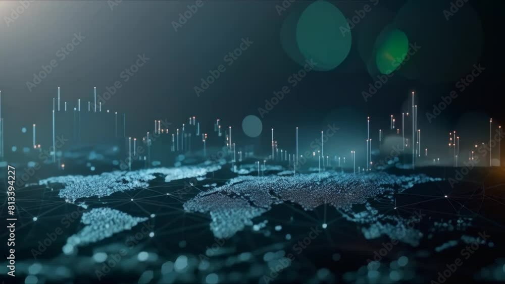Global Stock Market Interconnections: A Minimalist Digital World Map ...