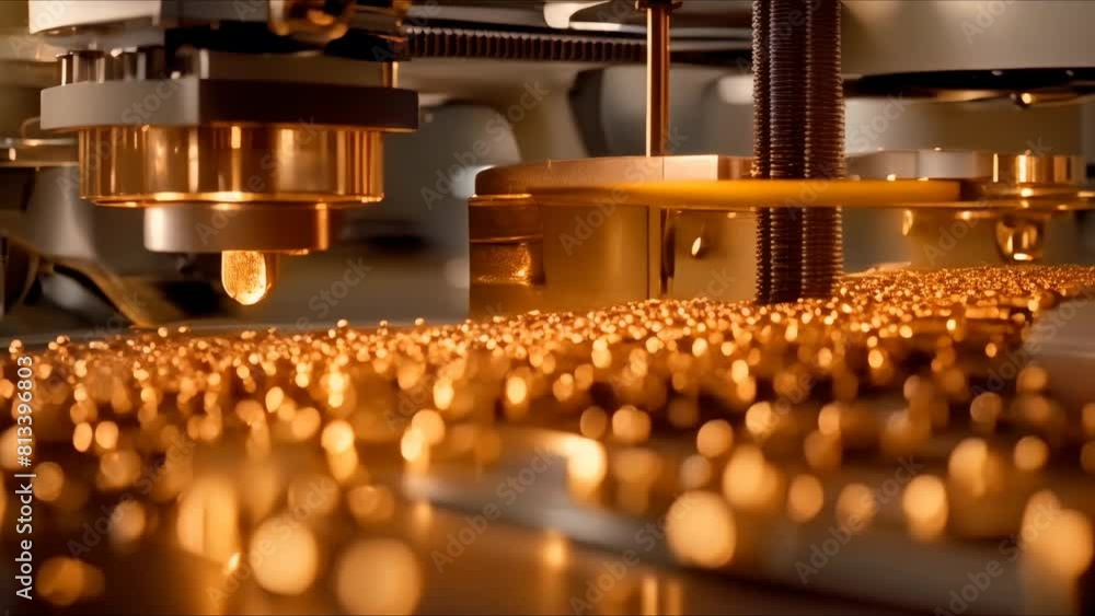 3D pharmaceutical printer creating custom medication highlighting ... 3D pharmaceutical printer creating custom medication highlighting ...