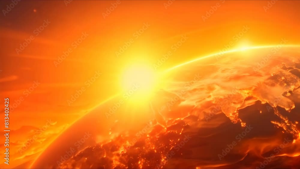 Earth suffering from extreme heat due to global warming impacting Asia ...