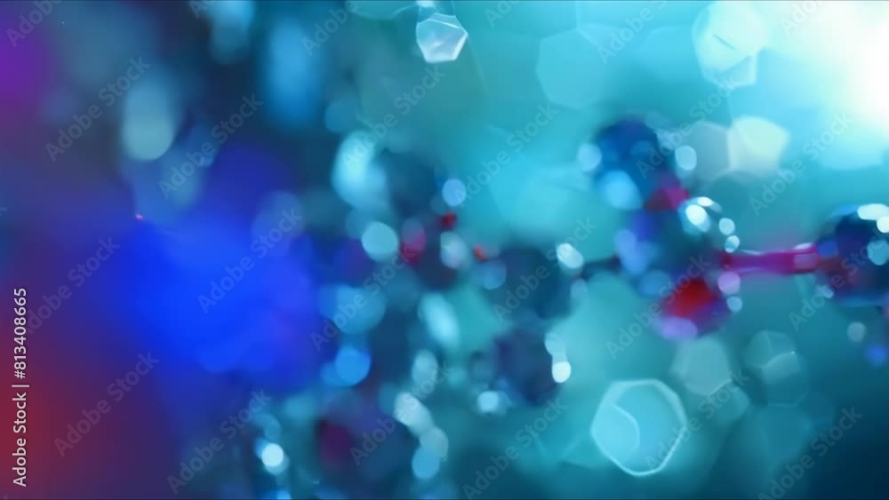 3D rendering of Opicapone molecule used in Parkinsons disease treatment ...