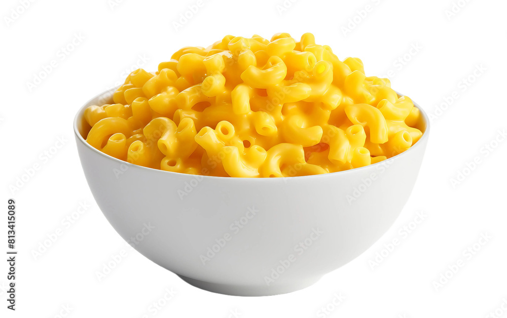 Classic Macaroni and Cheese Bowl Isolated On Transparent Background PNG ...