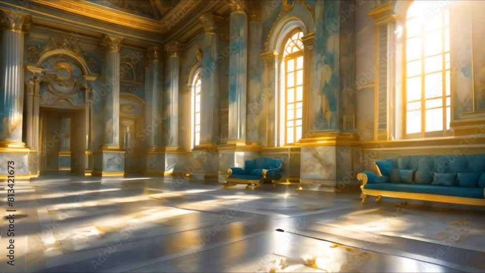 Cleopatras palace in Egypt during the Ptolemaic Kingdom era. Concept ...